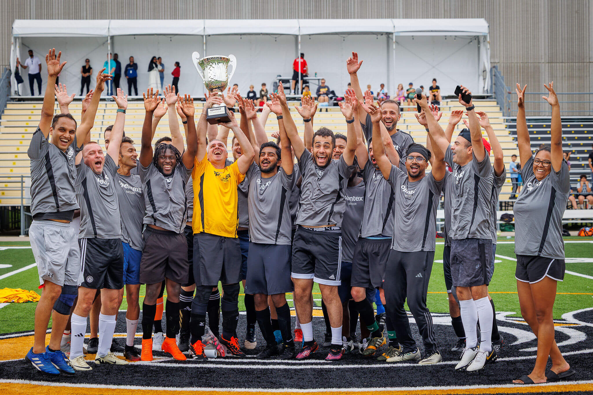OpenText defeats SAP in the inaugural R+T Park Soccer Finals - David ...